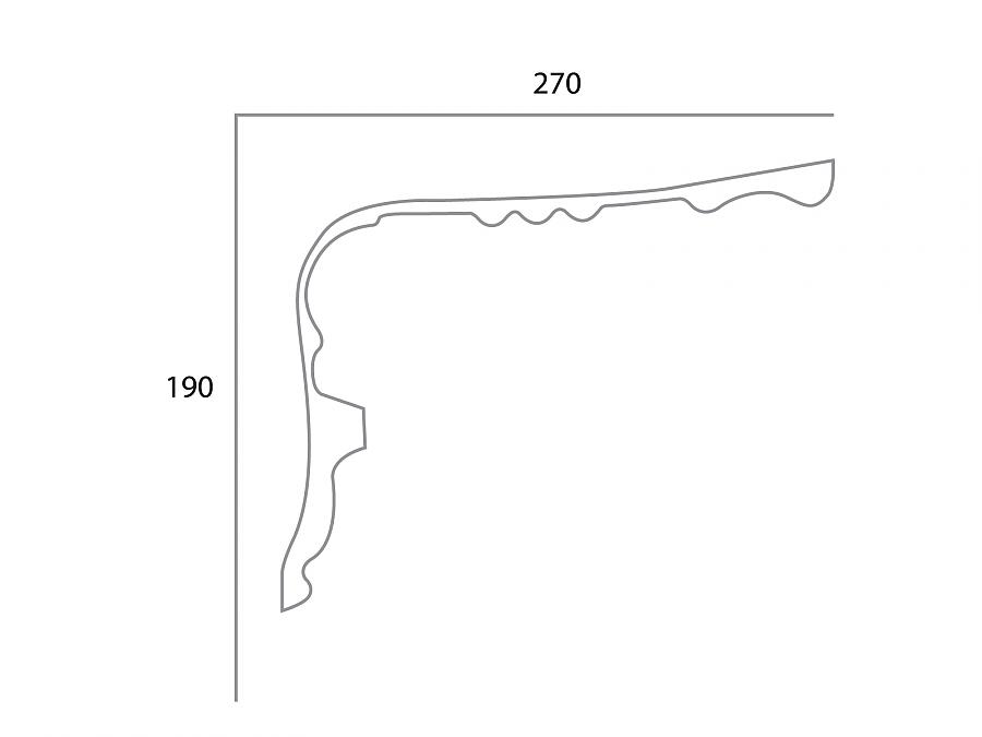 Open Victorian Gutter | Plaster Profiles
